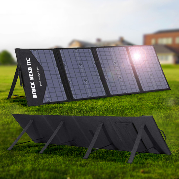 BH-205 : Powerful, foldable solar panel with 100 watts :: BLACK-HEED