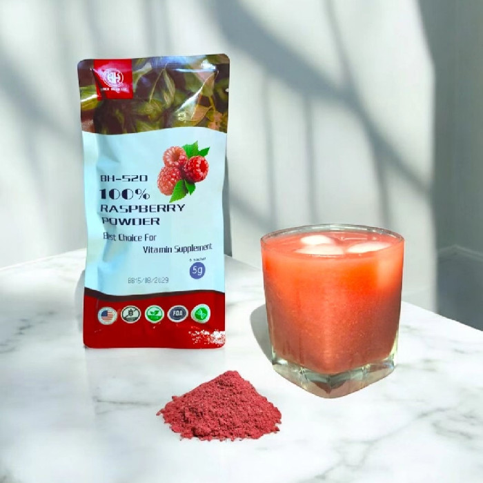 BH-520 Freeze-Dried Organic Raspberry Powder(5g * 6bags) :: BLACK-HEED